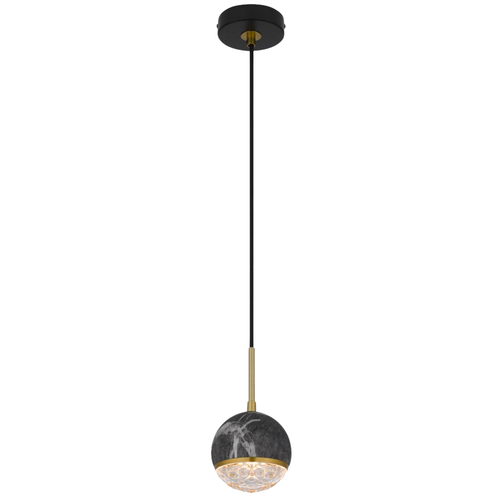 Telbix Oneta 1 Light Pendant Black – Buildmat
