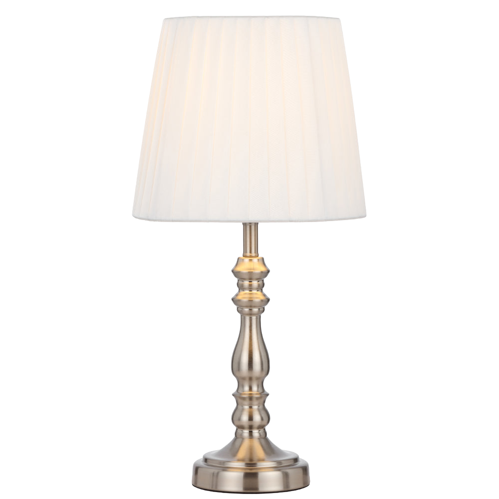 Telbix Vida Table Lamp Nickel – Buildmat