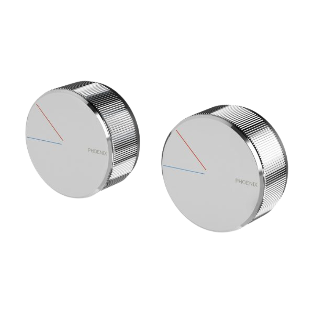 Phoenix Axia Twin Shower Mixer / Wall Mixer Chrome – Buildmat