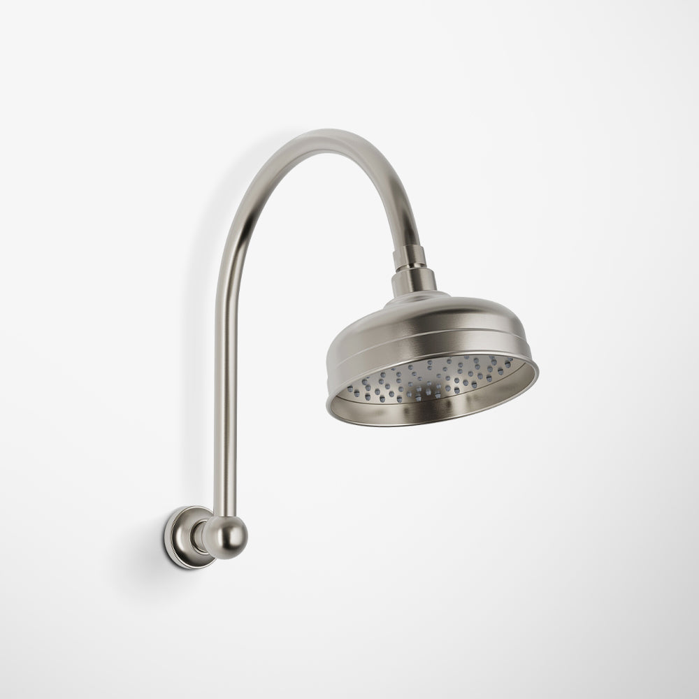 Phoenix Cromford High-Rise Shower Arm and Rose Brushed Nickel – Buildmat