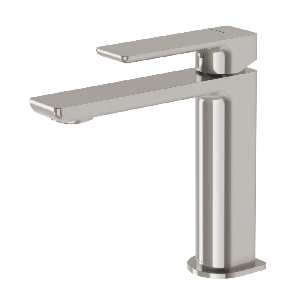 Phoenix Gloss MKII Basin Mixer Brushed Nickel – Buildmat