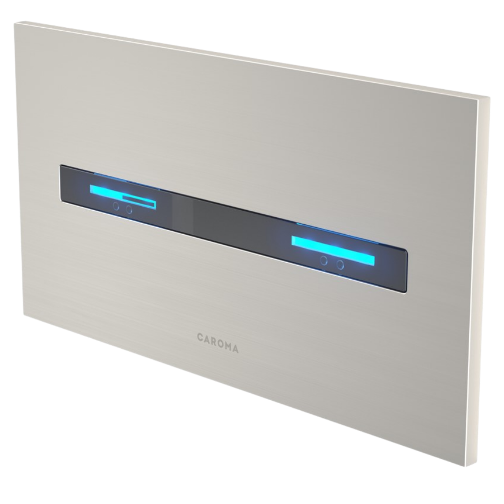 Caroma Smart Command Invisi II Front Panel Only Brushed Nickel – Buildmat