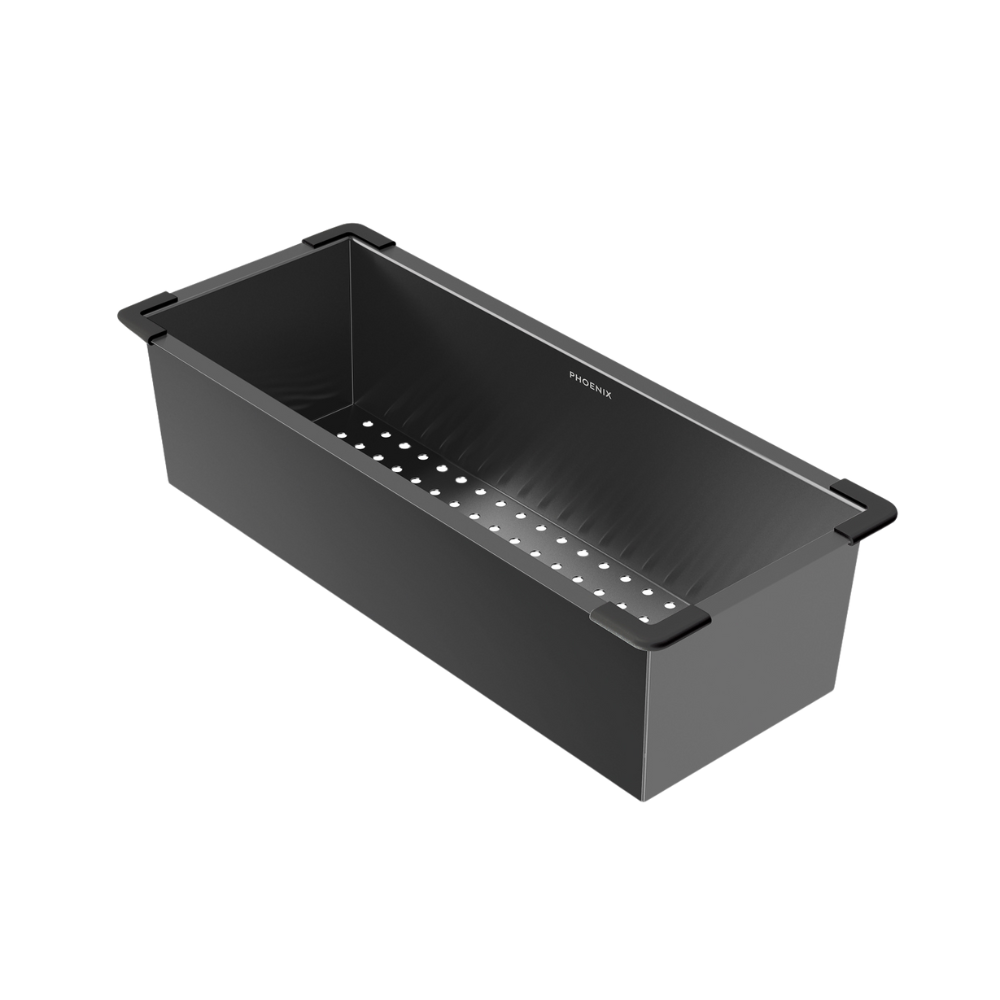 Phoenix Stainless Steel Colander Brushed Carbon – Buildmat