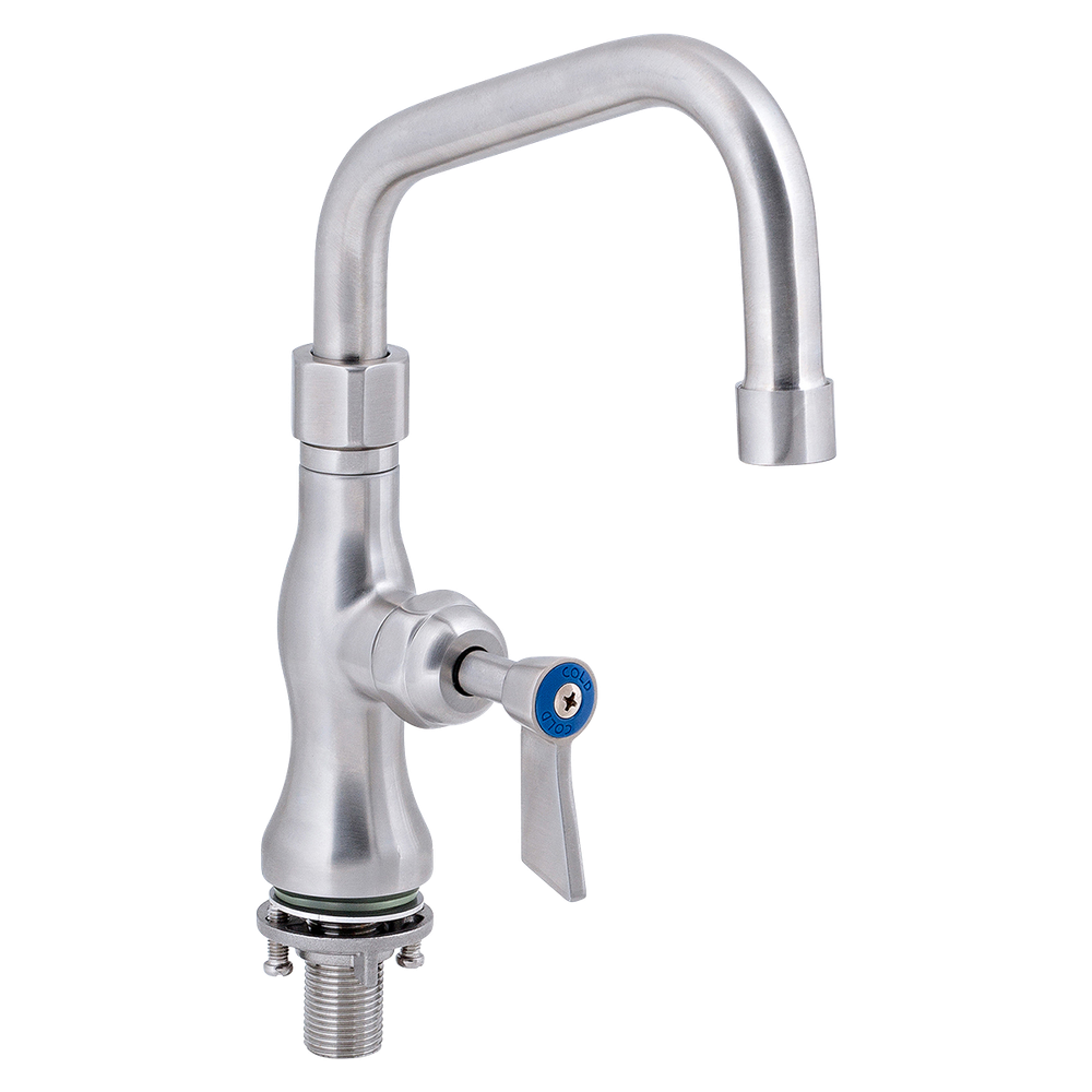 3monkeez Stainless Steel Single Bench Mount Tap Body with 8-inch Spout ...