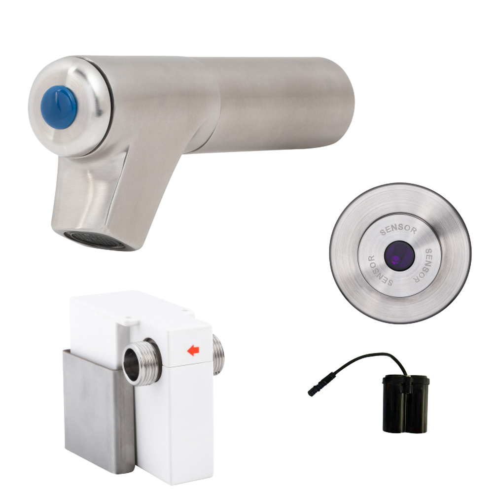 3monkeez Bib Tap with Wall-Mount Sensor Battery Operated – Buildmat