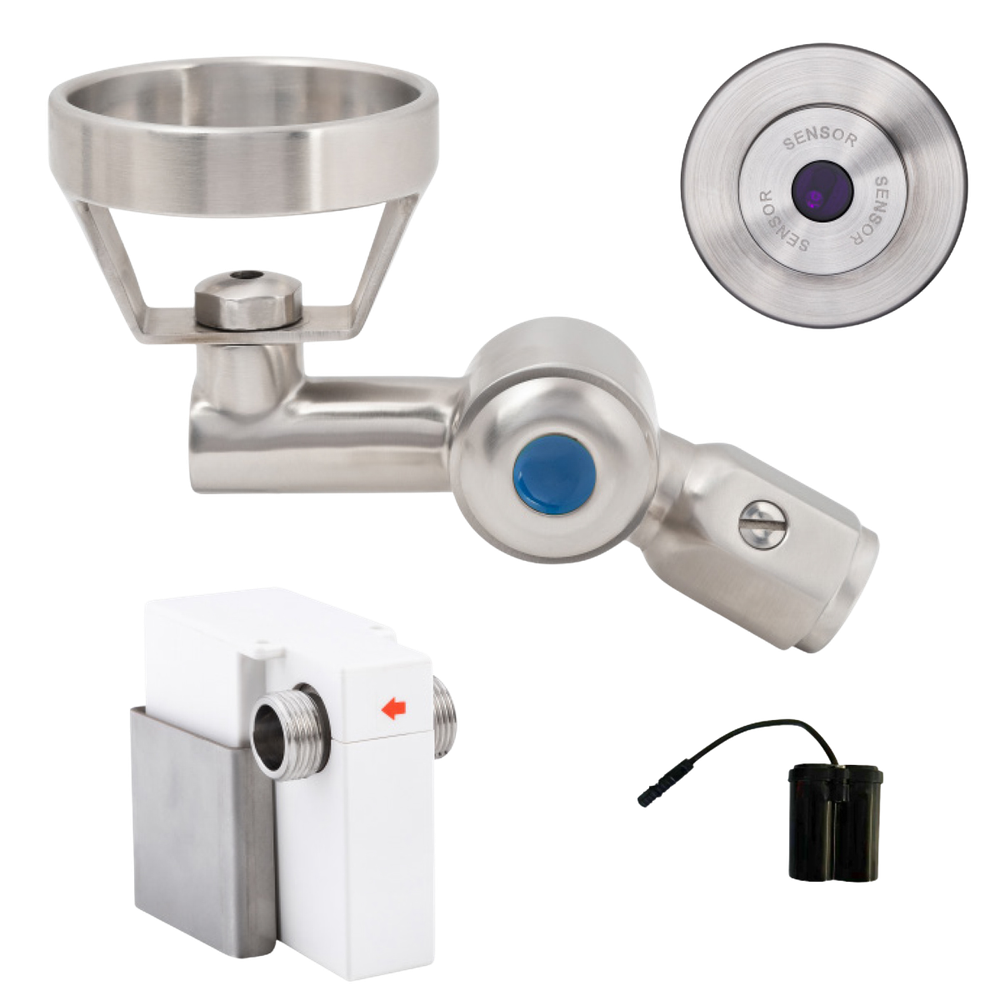 3monkeez 45 Degree Wall-Mount Sensor Bubbler with Metal Mouthguard Bat ...