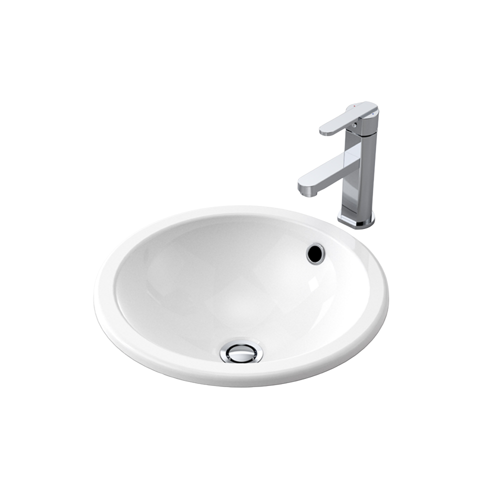 Caroma Cosmo/Over Counter Basin No Taphole White – Buildmat