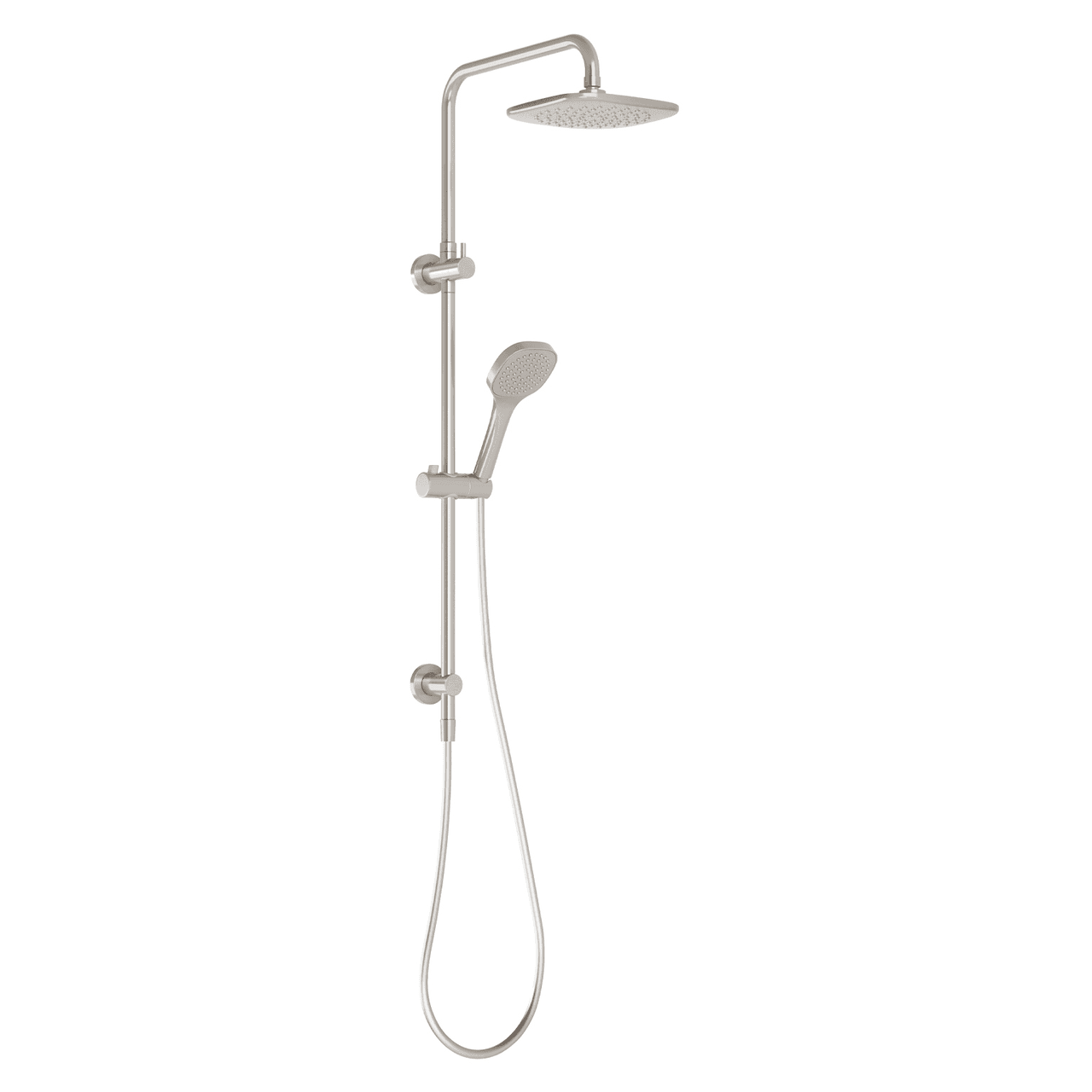 Phoenix Teva Twin Shower Brushed Nickel – Buildmat
