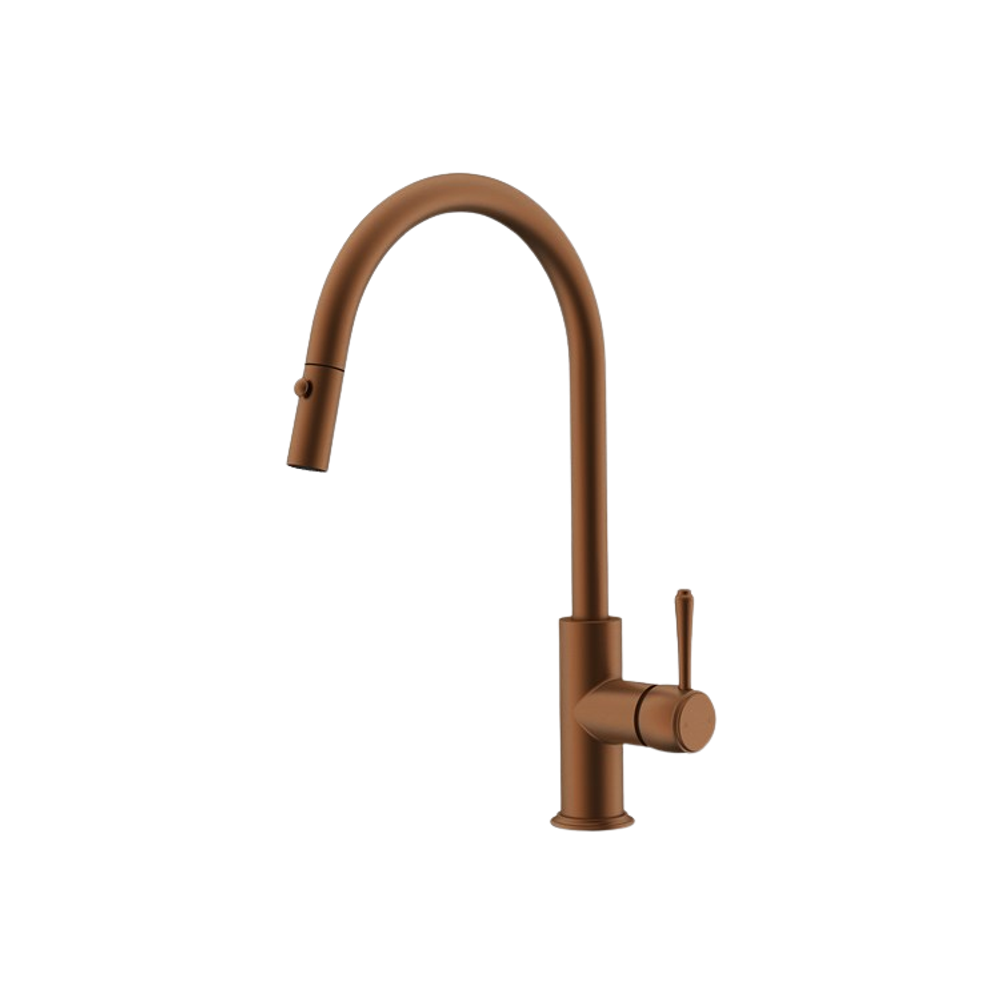 ADP Eternal Pull Out Kitchen Mixer Brushed Copper – Buildmat
