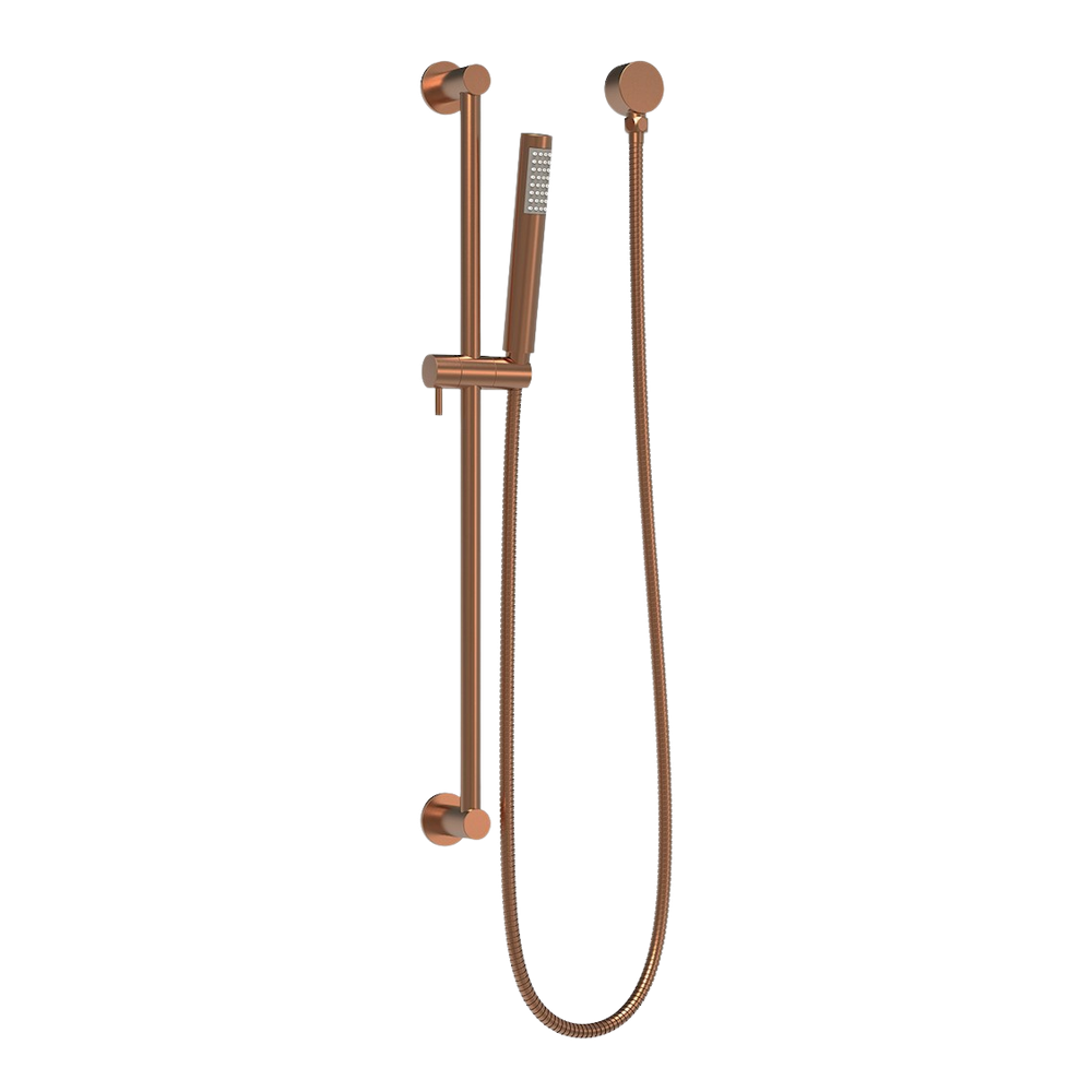 ADP Soul Slimline Hand Shower On Rail Brushed Copper – Buildmat