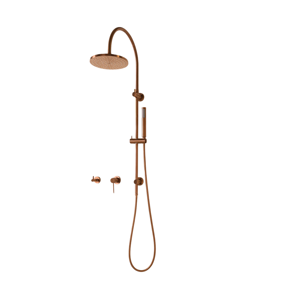 ADP Soul Slimline Gooseneck Shower Set Brushed Copper – Buildmat
