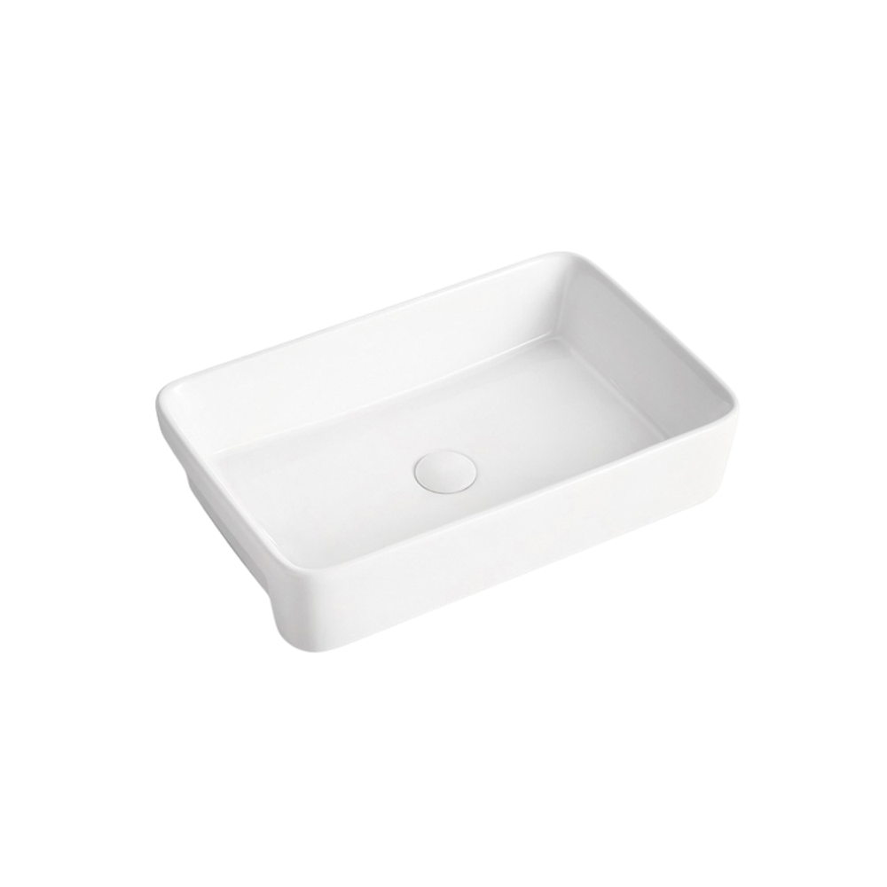 ADP Lino Semi Recessed Basin Gloss White – Buildmat
