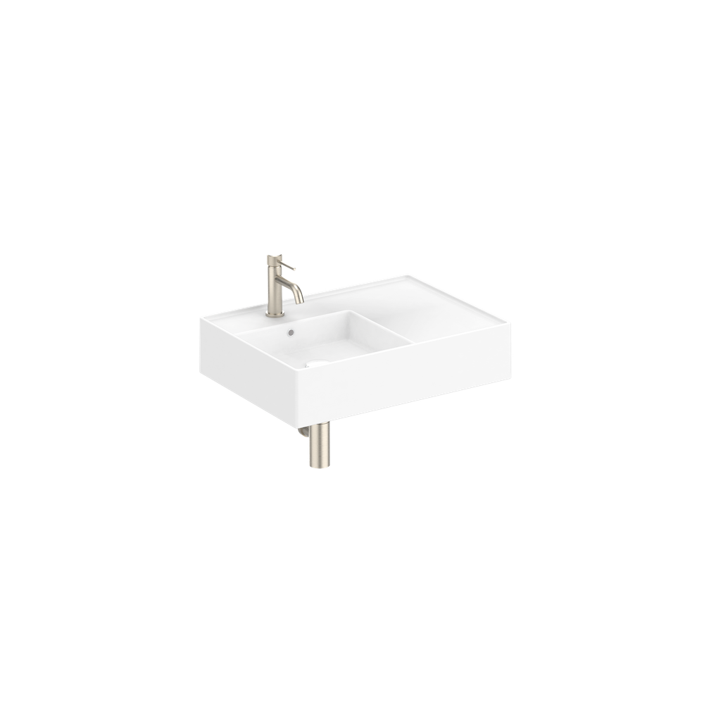 ADP Teorema Wall Basin 600mm Left with 1 Tap Hole – Buildmat