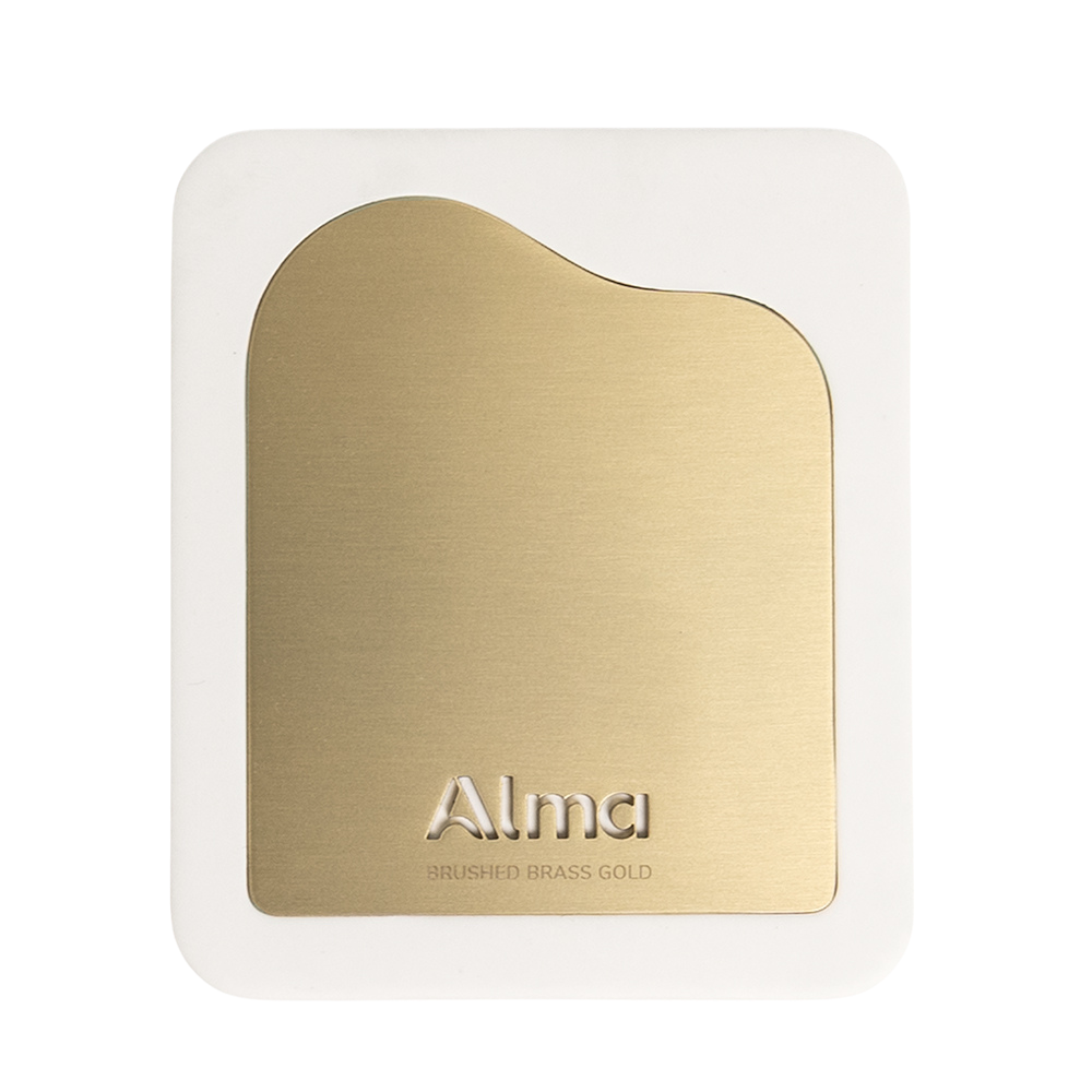 Alma Tapware Colour Sample Brushed Brass Gold – Buildmat