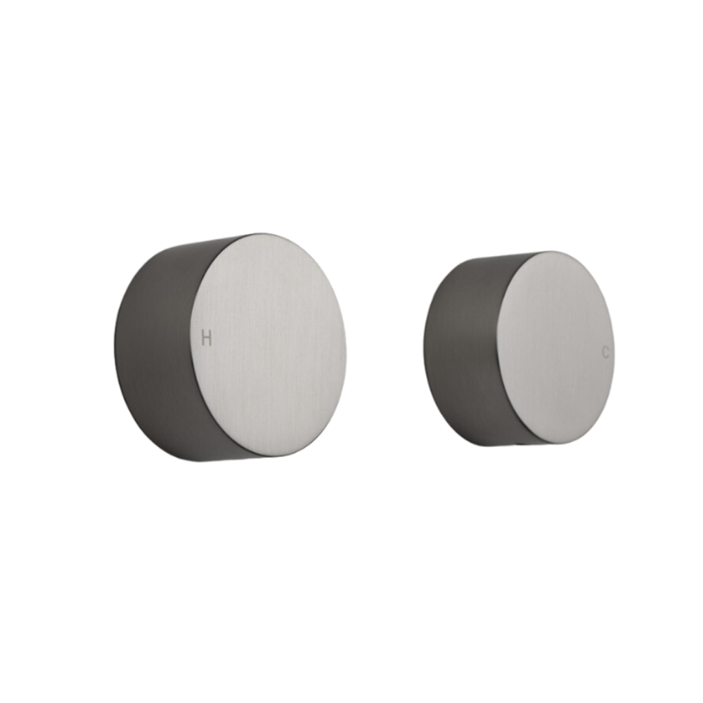 Alma Simon Brushed Nickel Simple Circle Handles – Buildmat