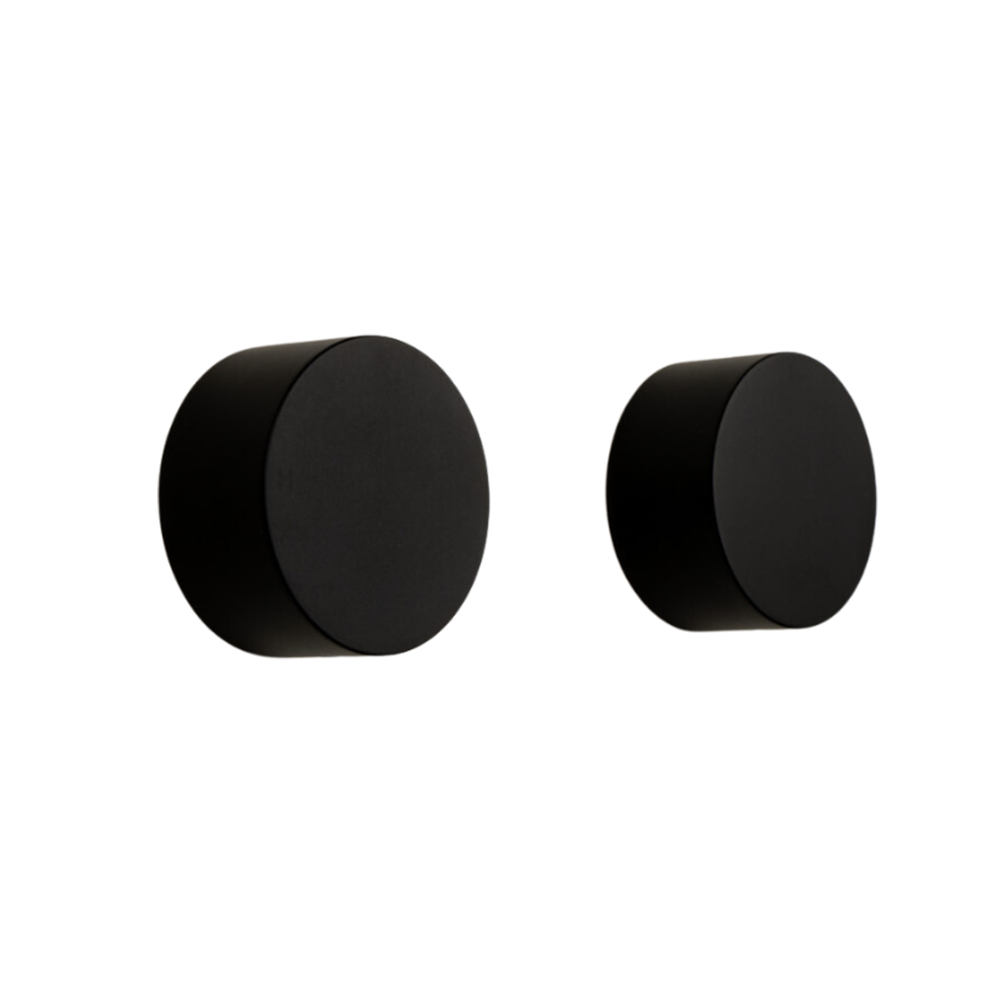 Alma Simon Matte Black Simple Circle Handles – Buildmat