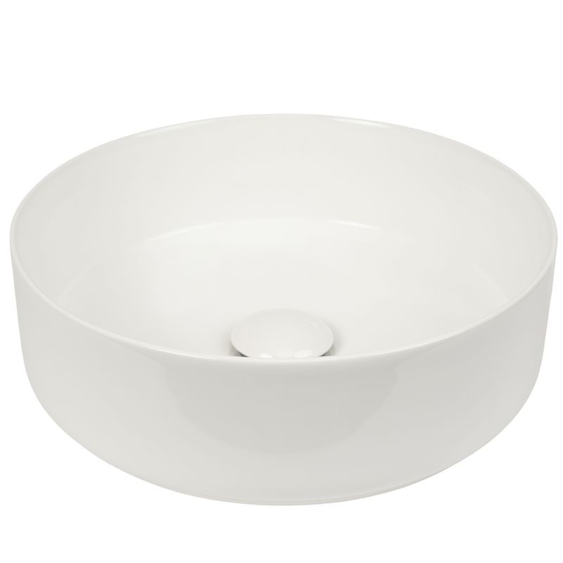 Navi Gloss White Circle Basin – Buildmat