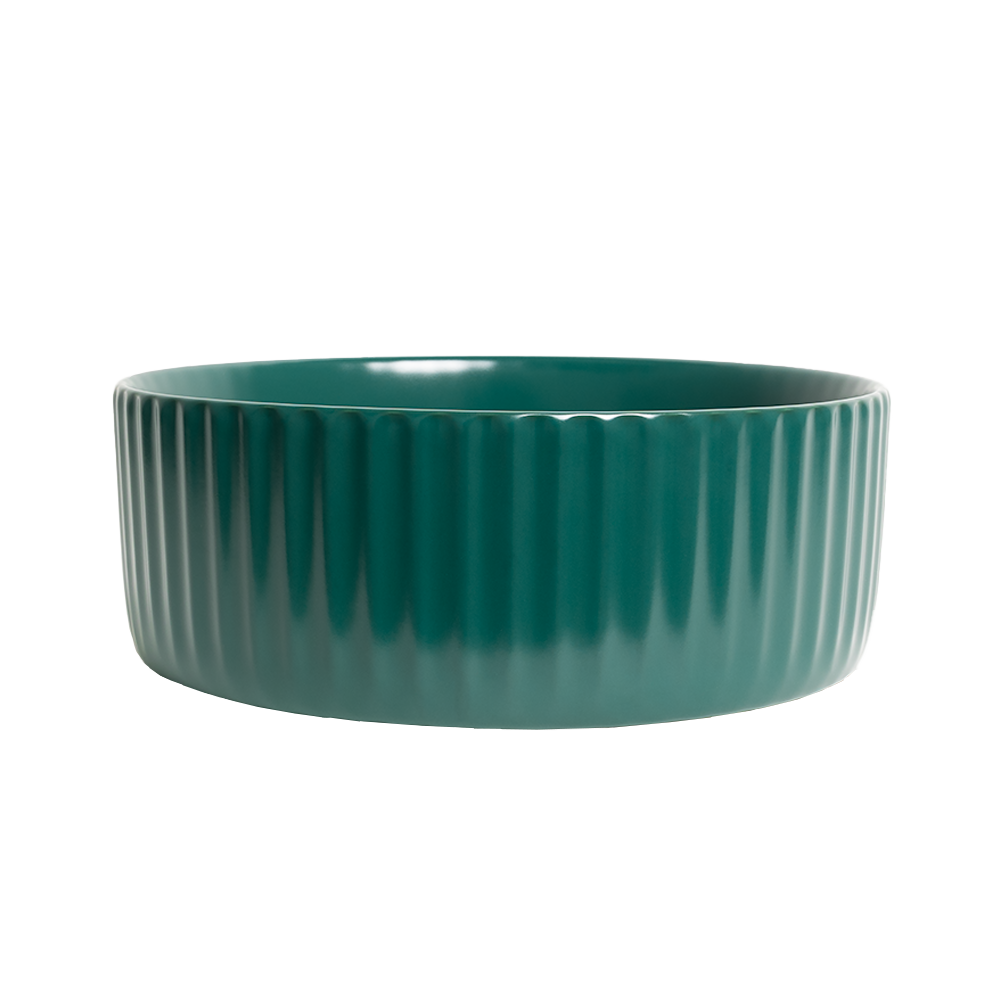 Alma Lula Mini Fluted Matte Green Basin – Buildmat
