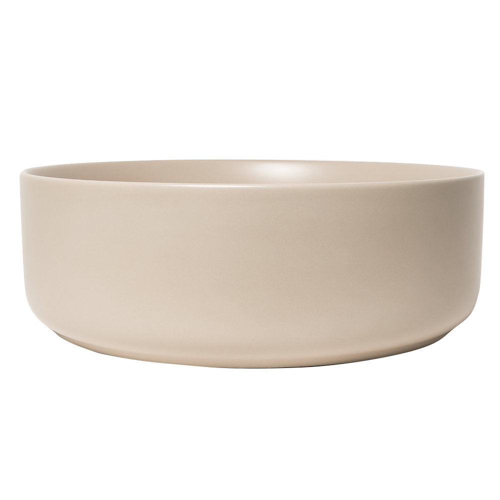 Alma Nashi Matte Ecru Sand Circle Basin – Buildmat