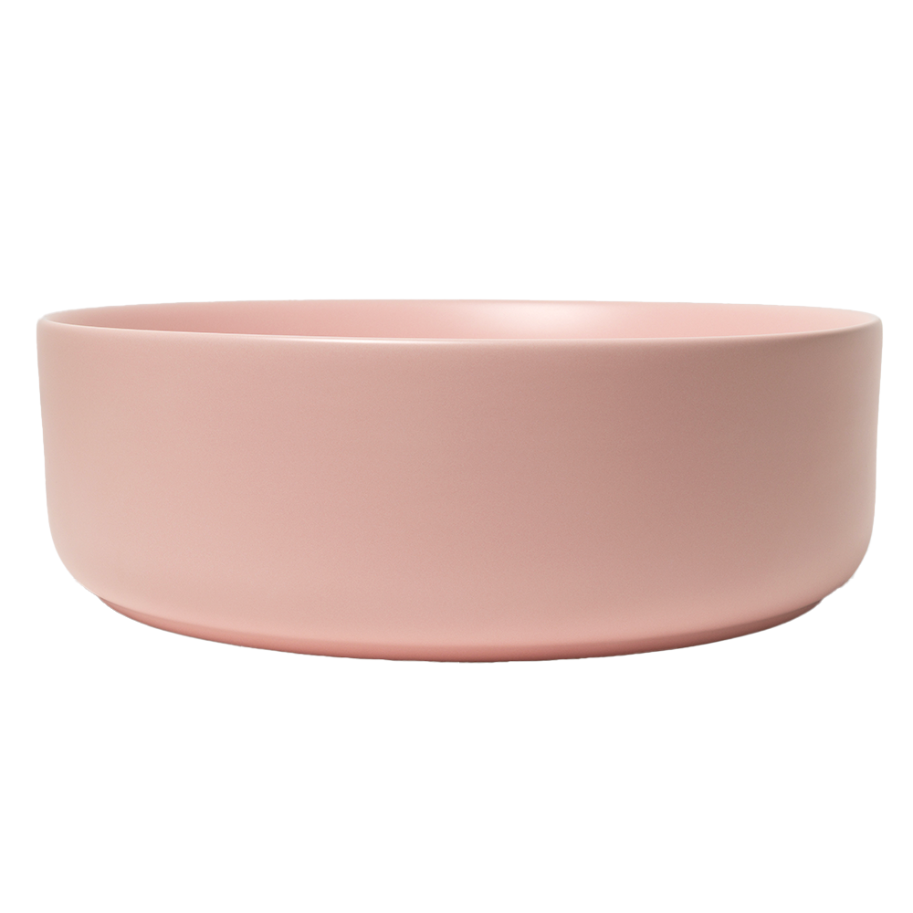 Alma Nashi Matte Pink Circle Basin – Buildmat