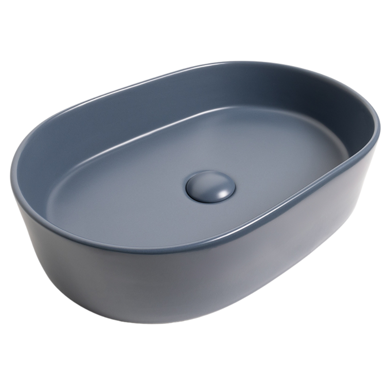 Petra Pill Matte Blue Basin – Buildmat