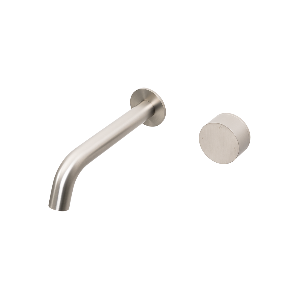 Alma Brushed Nickel Progressive Circle and Wall Spout Set – Buildmat