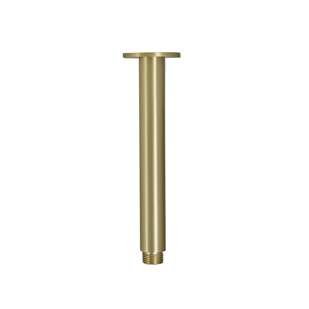 Alma Mira Brushed Brass Gold Ceiling Shower Arm – Buildmat