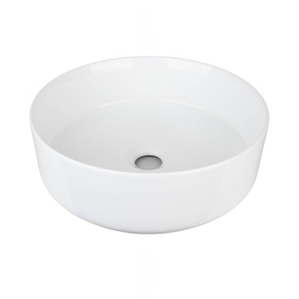 Keva Jodi Gloss White Circle Basin – Buildmat