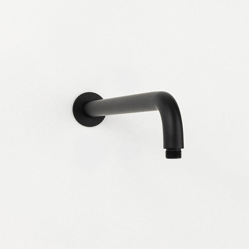 Mira Matte Black Curved Shower Arm – Buildmat
