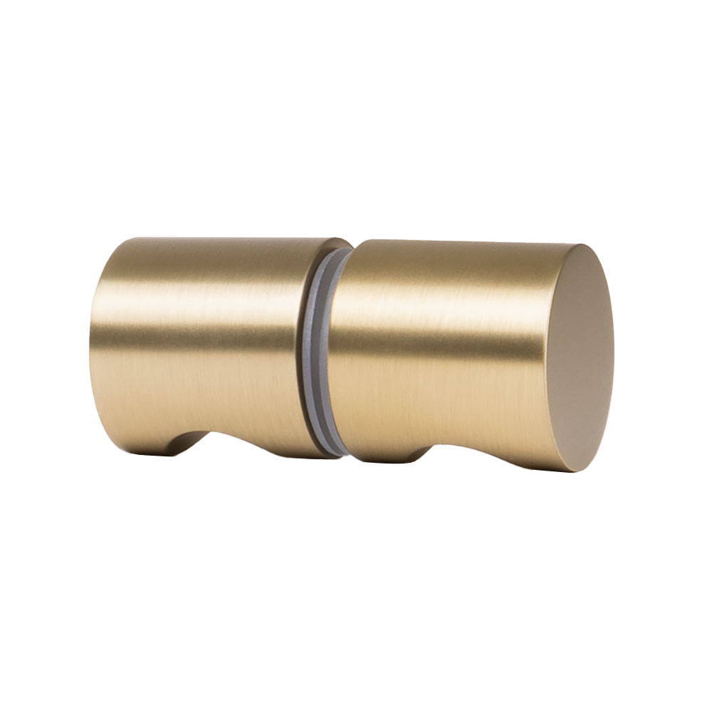 Alma Zala Shower Door Handle Brushed Brass Gold – Buildmat