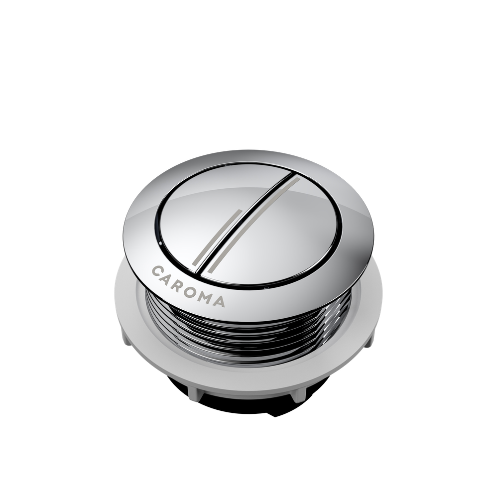 Caroma Urbane II Wall Faced Close Coupled Flush Button Chrome – Buildmat