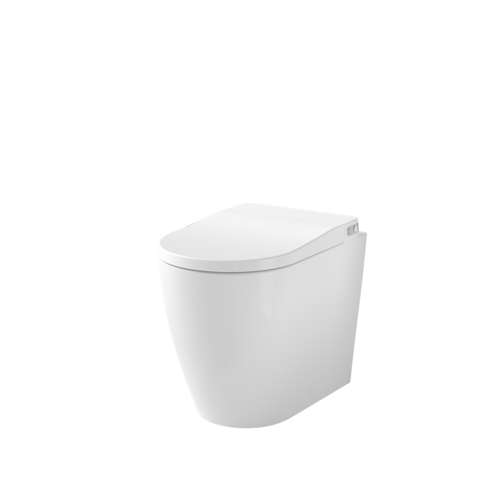 Caroma Urbane II Bidet Cleanflush Invisi Series II Wall Faced Toilet S ...