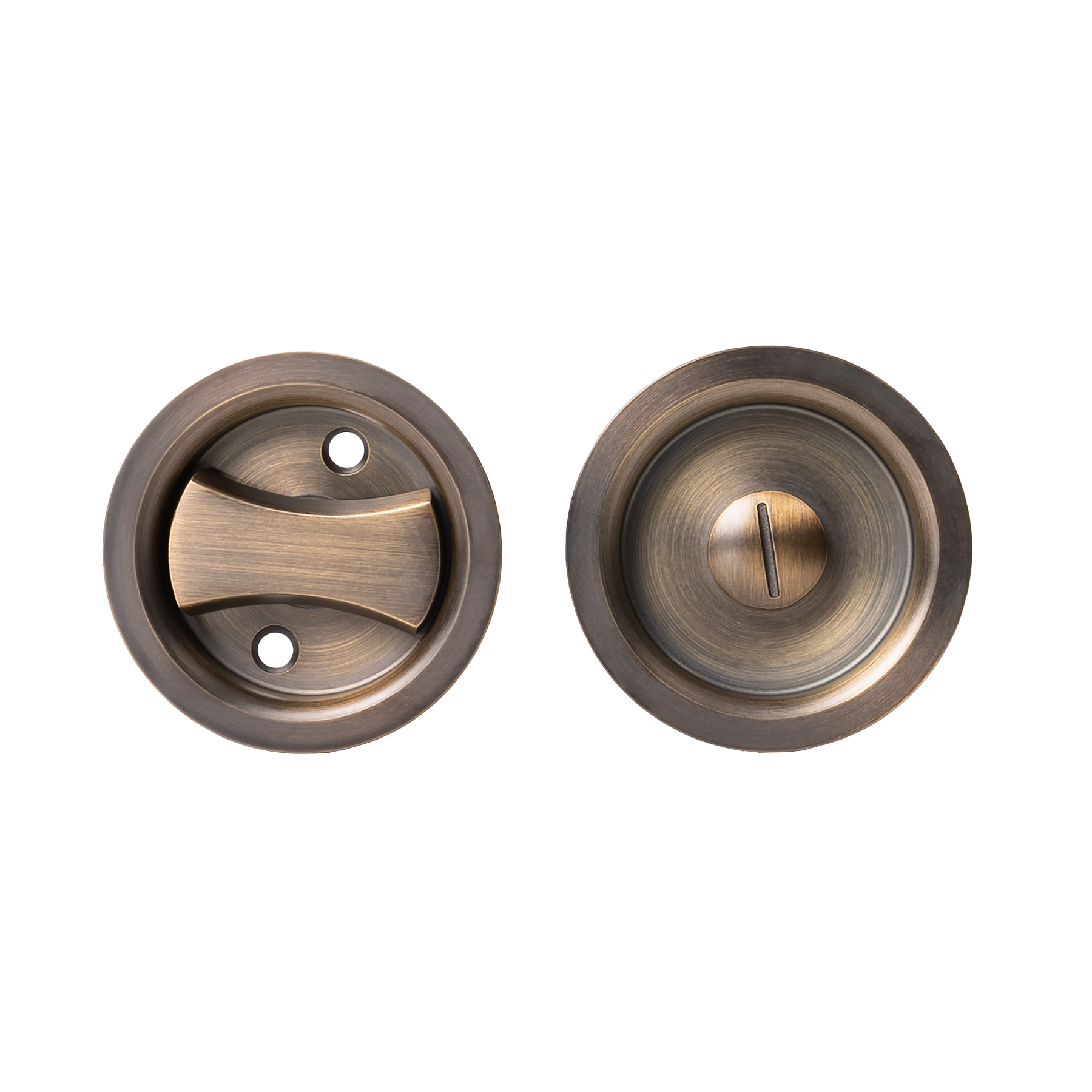 Alma Cam Cavity Sliding Door Lock Brushed Vintage Antique Brass – Buildmat