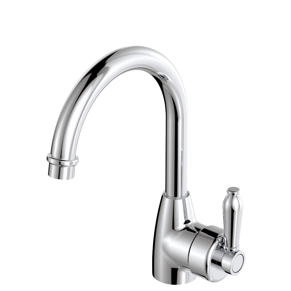 Fienza Eleanor Gooseneck Basin Mixer Chrome Lead Free – Buildmat
