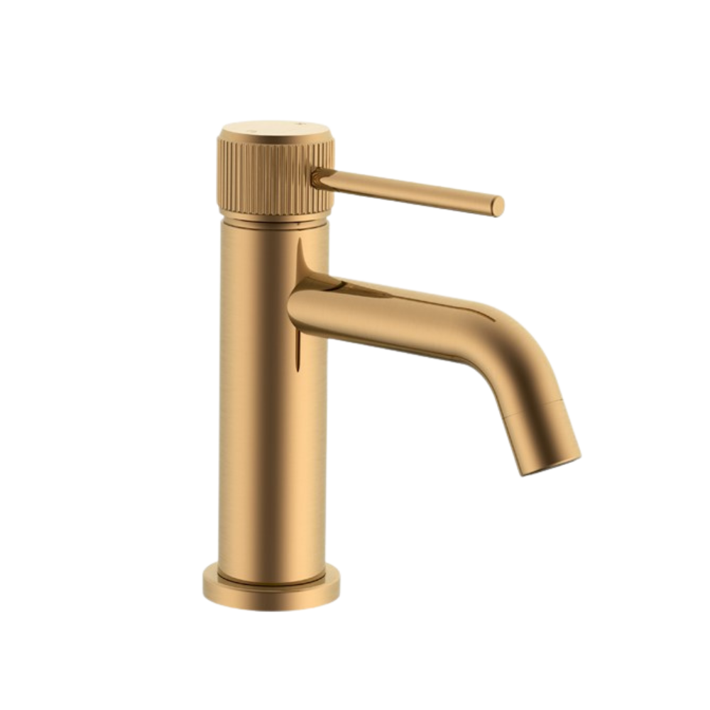 ADP Soul Groove Basin Mixer Brushed Brass – Buildmat