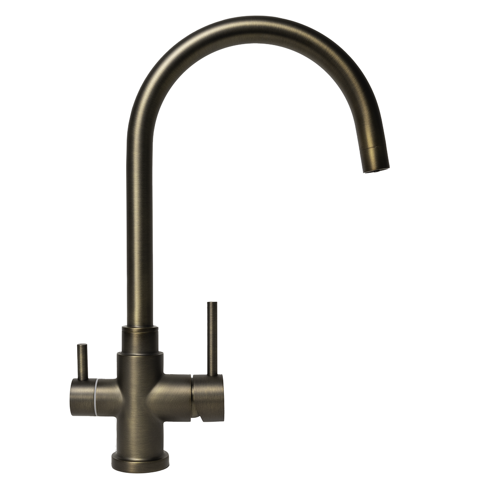 Alma Fleta Brushed Vintage Antique Brass 3 Way Filter Water Tap – Buildmat