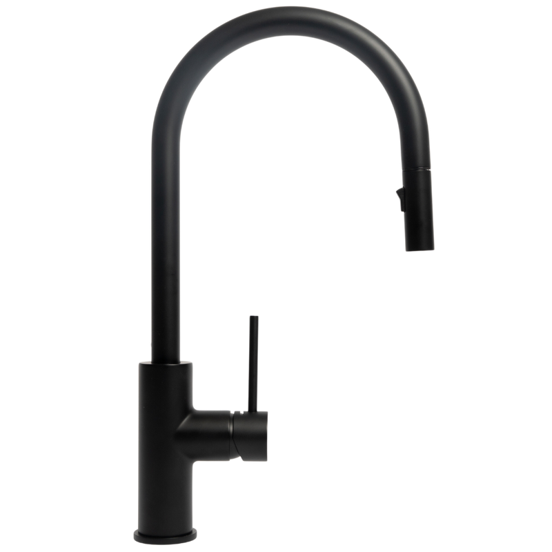 Mira Matte Black Pull Out Mixer – Buildmat