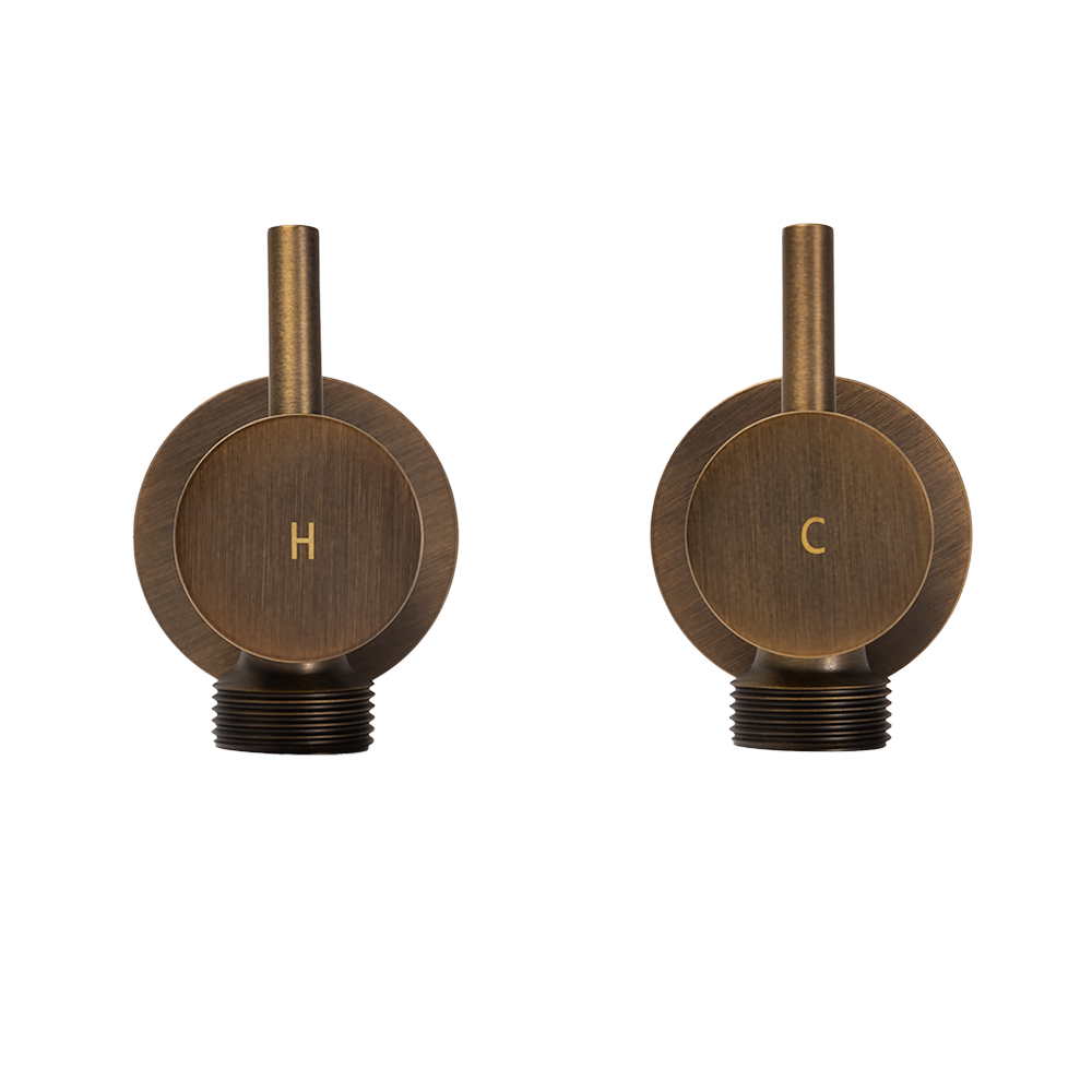 Alma Menzo Brushed Vintage Antique Brass Washing Machine Tap – Buildmat