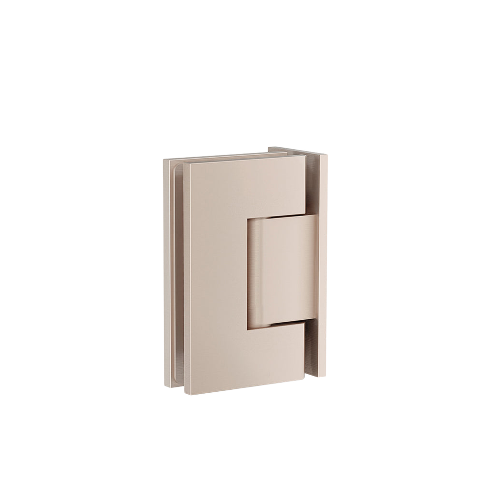 Meir Glass To Wall Shower Door Hinge Champagne – Buildmat