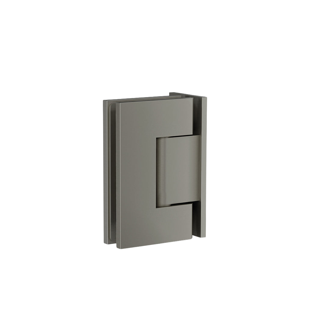 Meir Glass To Wall Shower Door Hinge Shadow Gunmetal – Buildmat