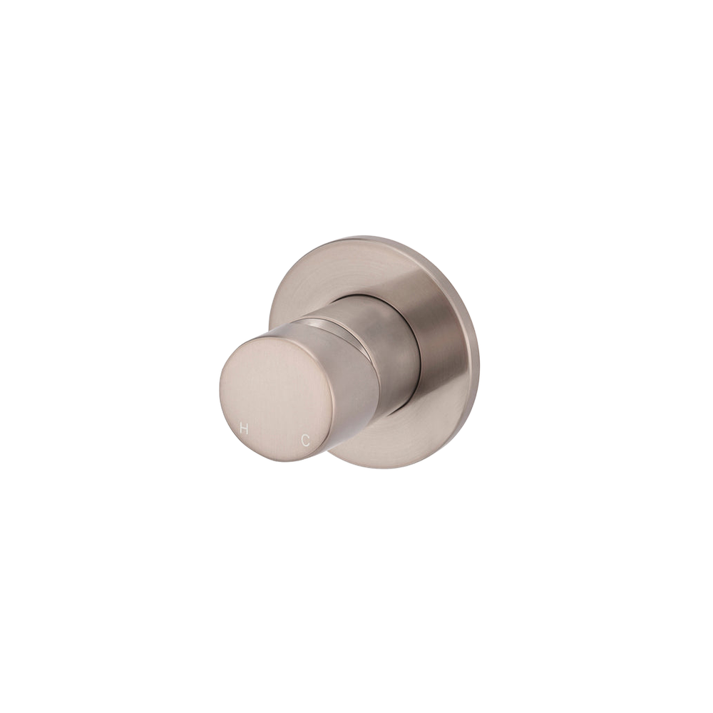 Meir Round Wall Mixer Pinless Handle (Trim Kit Only) Champagne – Buildmat