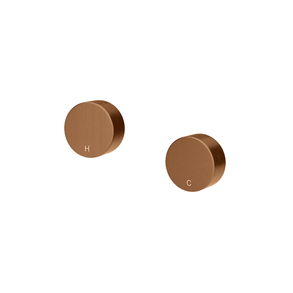 Meir Circular Wall Taps Lustre Bronze – Buildmat