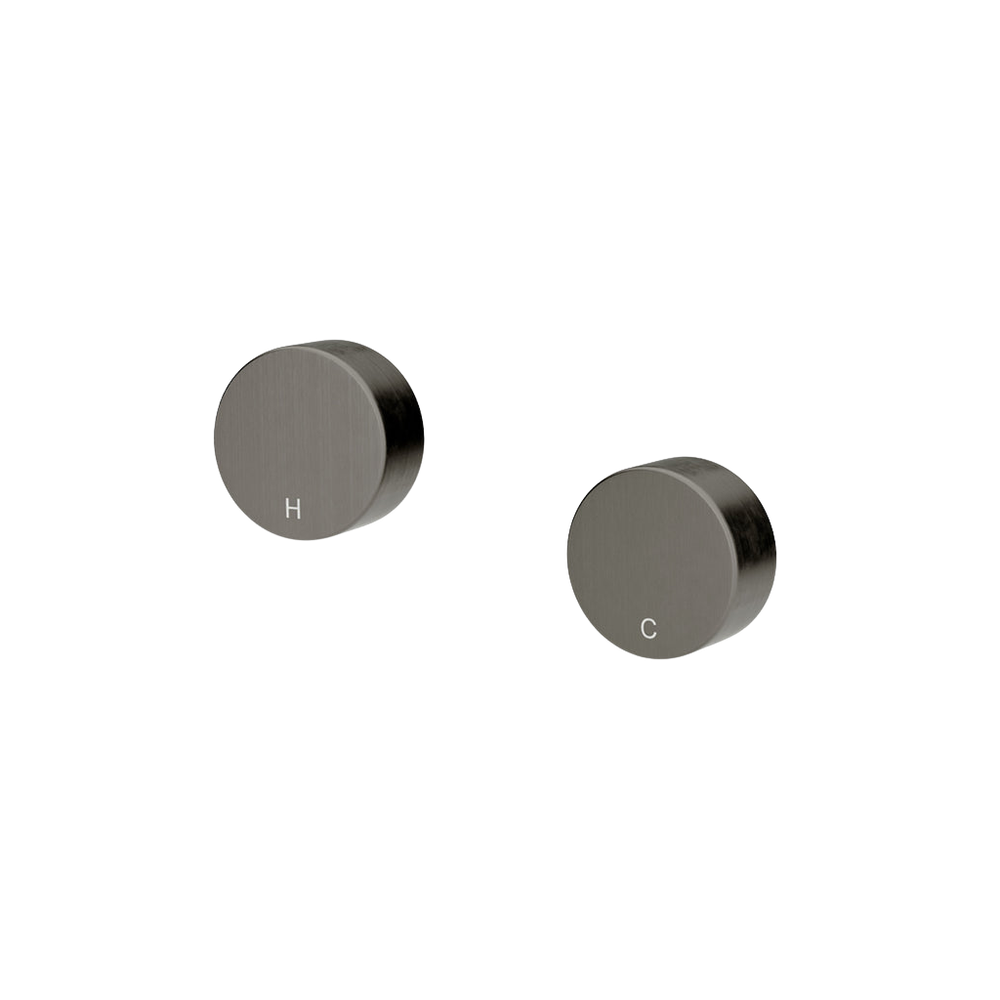 Meir Circular Wall Taps Shadow Gunmetal – Buildmat