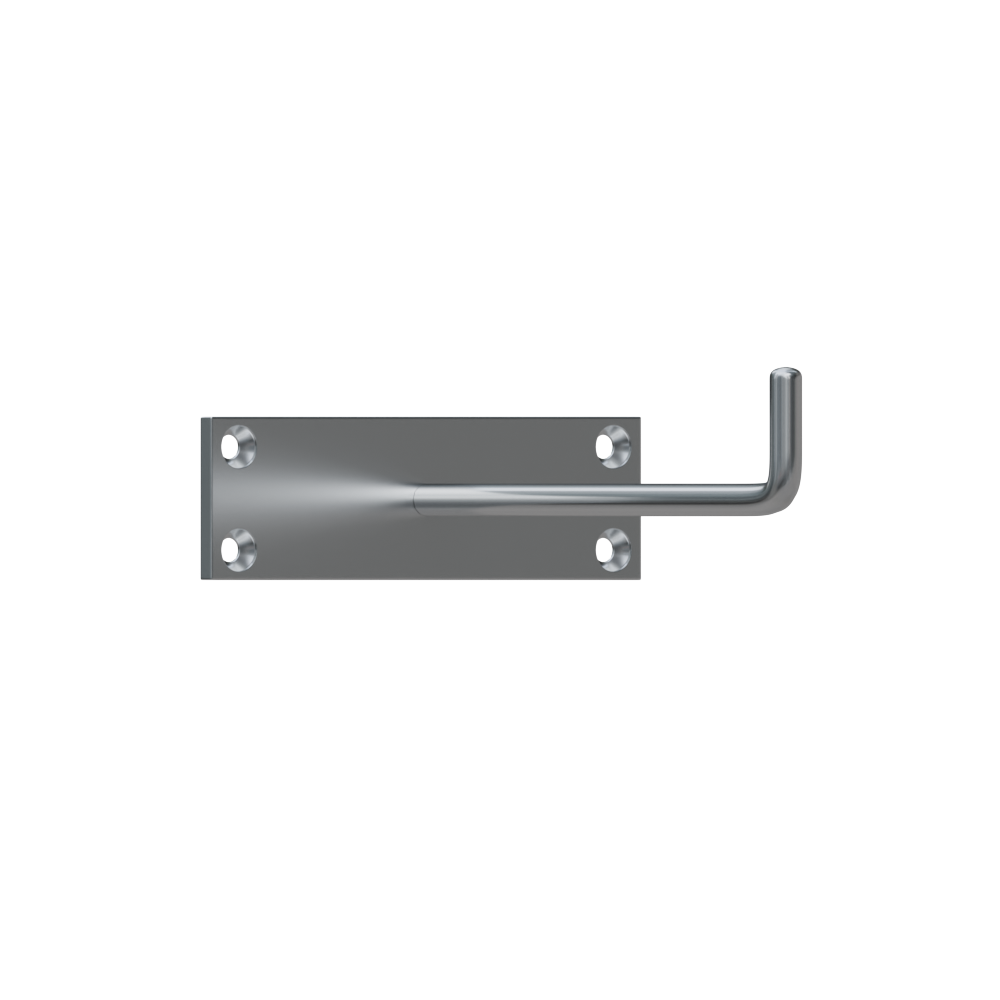 Metlam Equipment Hook Visible Fix In Satin Stainless Steel – Buildmat