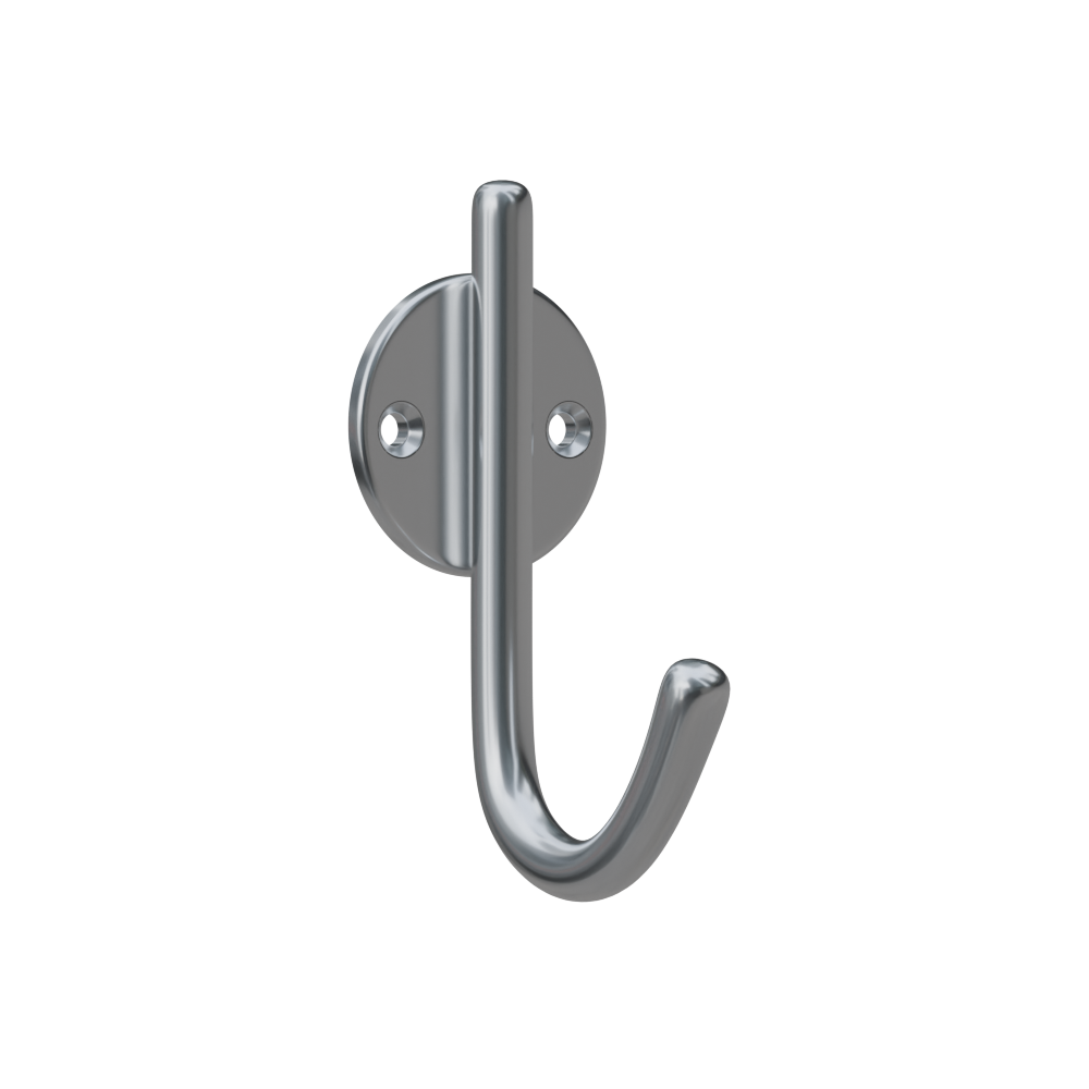 Metlam Catheter/Iv Hook Visible Fix In Satin Stainless Steel – Buildmat