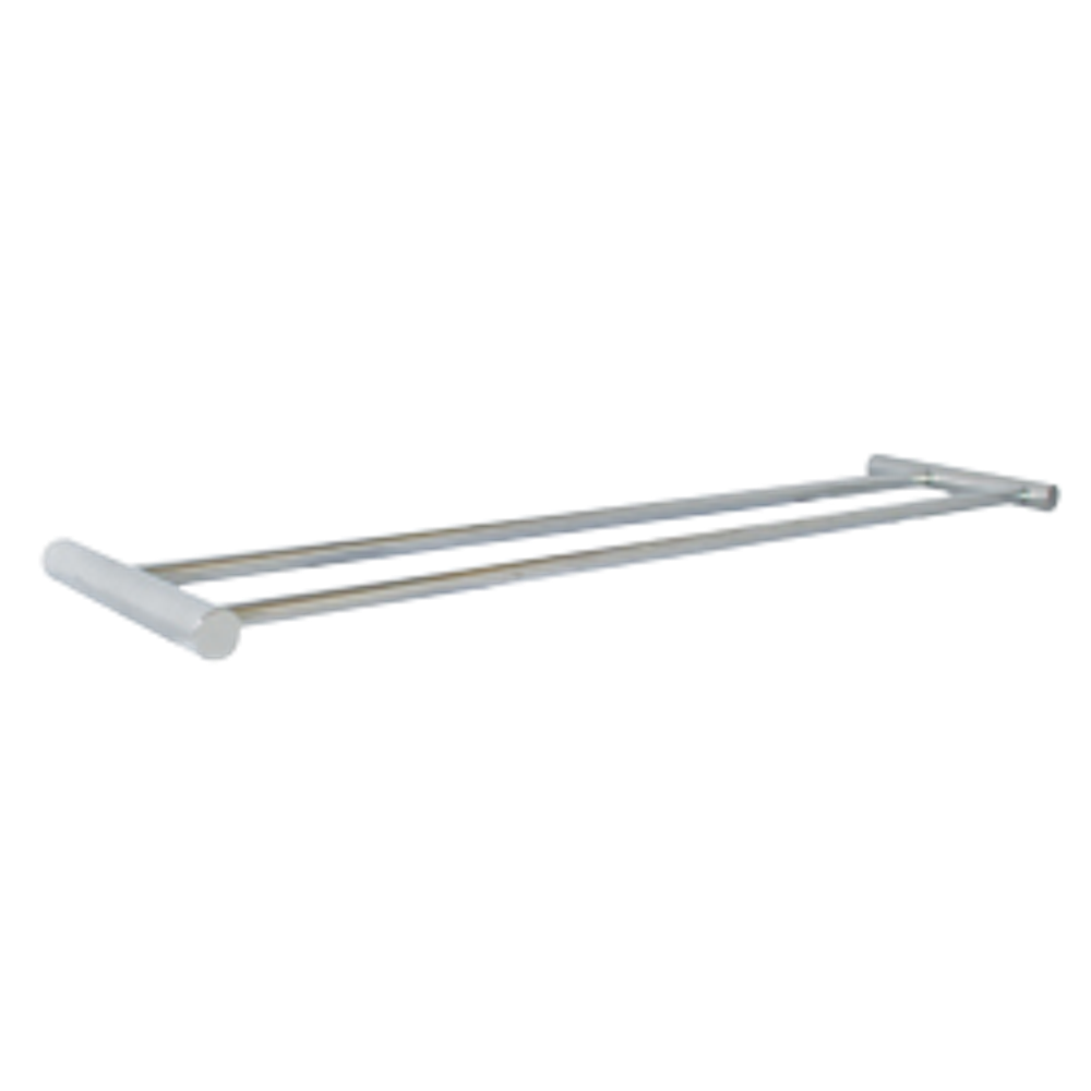 Metlam 620mm Lawson Double Towel Bar In Polished Stainless Steel – Buildmat