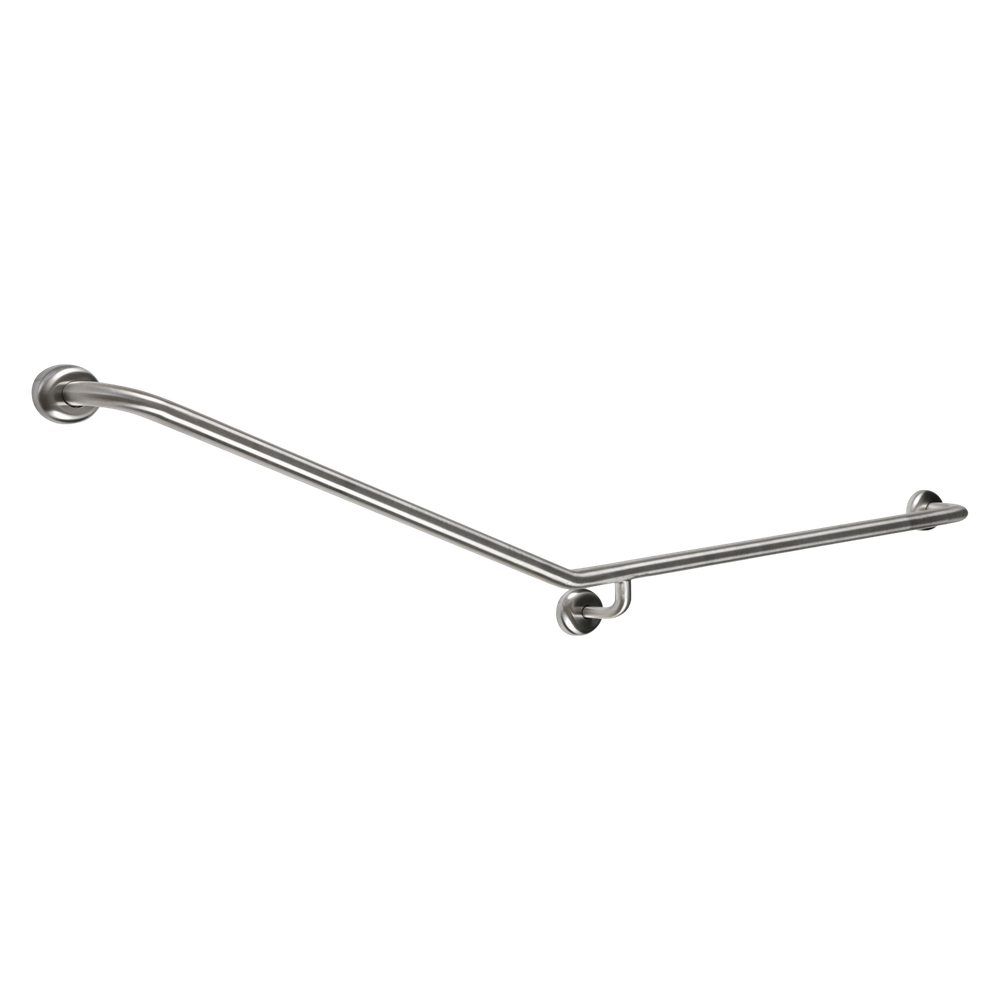 Metlam 30 Degree Flush Mount Side Wall Grab Rail Right Hand In Antimic ...