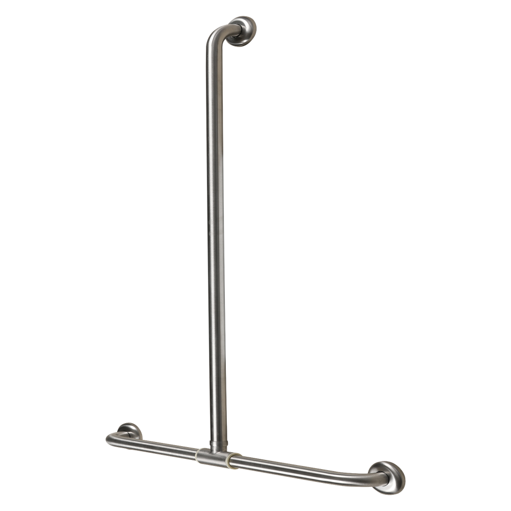 Metlam Universal Sliding Shower Rail In Satin Stainless Steel – Buildmat