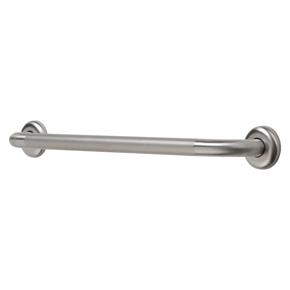 Metlam 600mm Straight Peened Grab Rail In Satin Stainless Steel – Buildmat