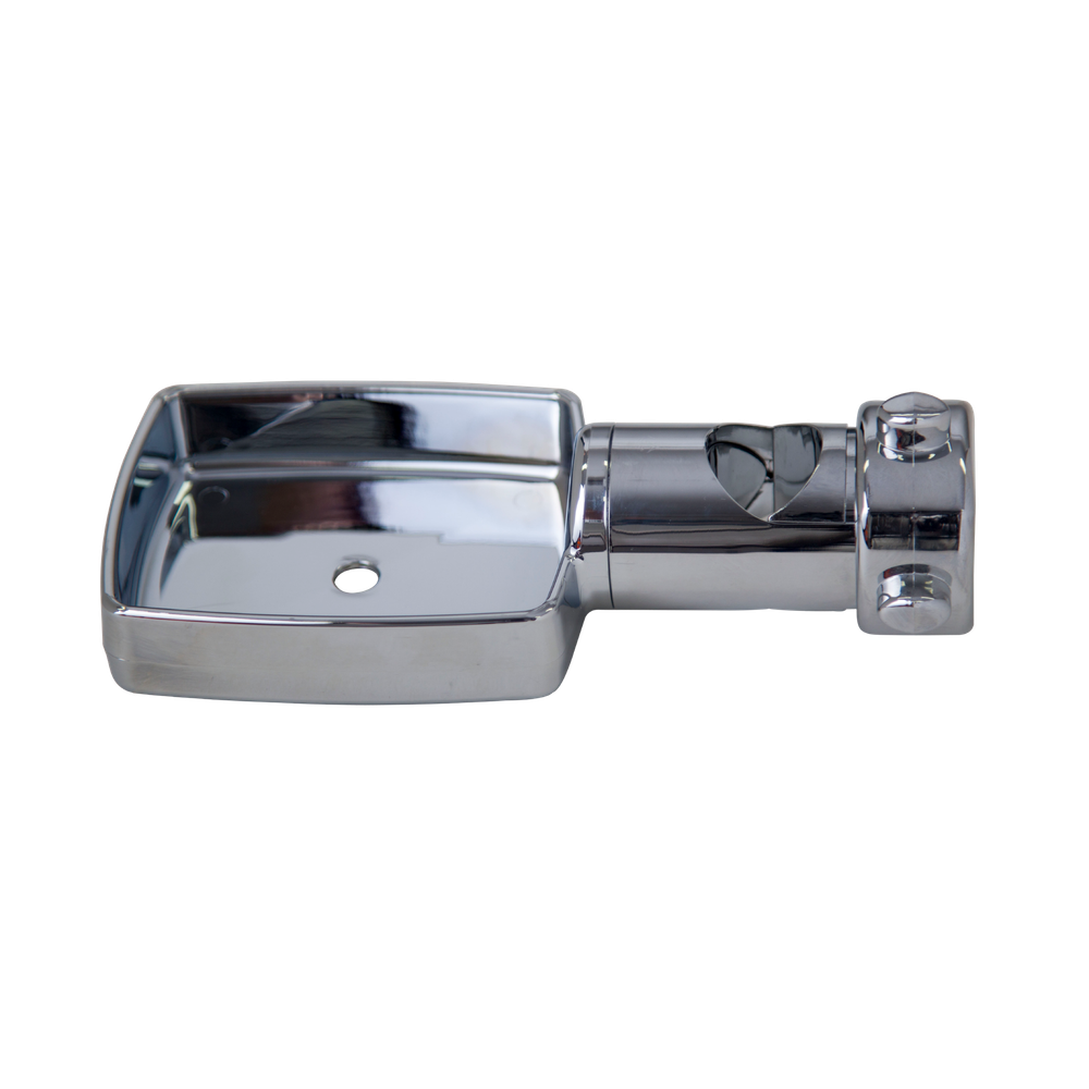 Metlam Adjustable Sliding Grab Rail Soap Dish In Chrome Plate Finish ...